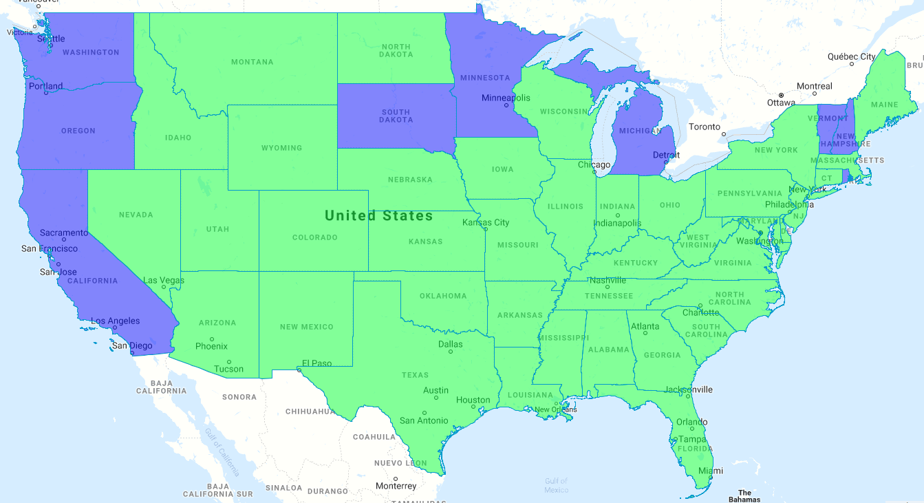 Hazardous Waste Variations by State Matrix