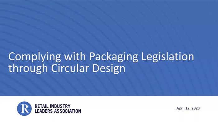 Complying with Packaging Legislation Webinar Slides