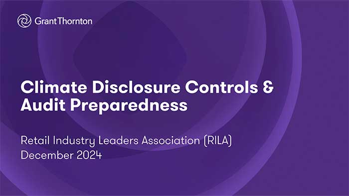 Climate Disclosure Controls & Audit Preparedness Slides